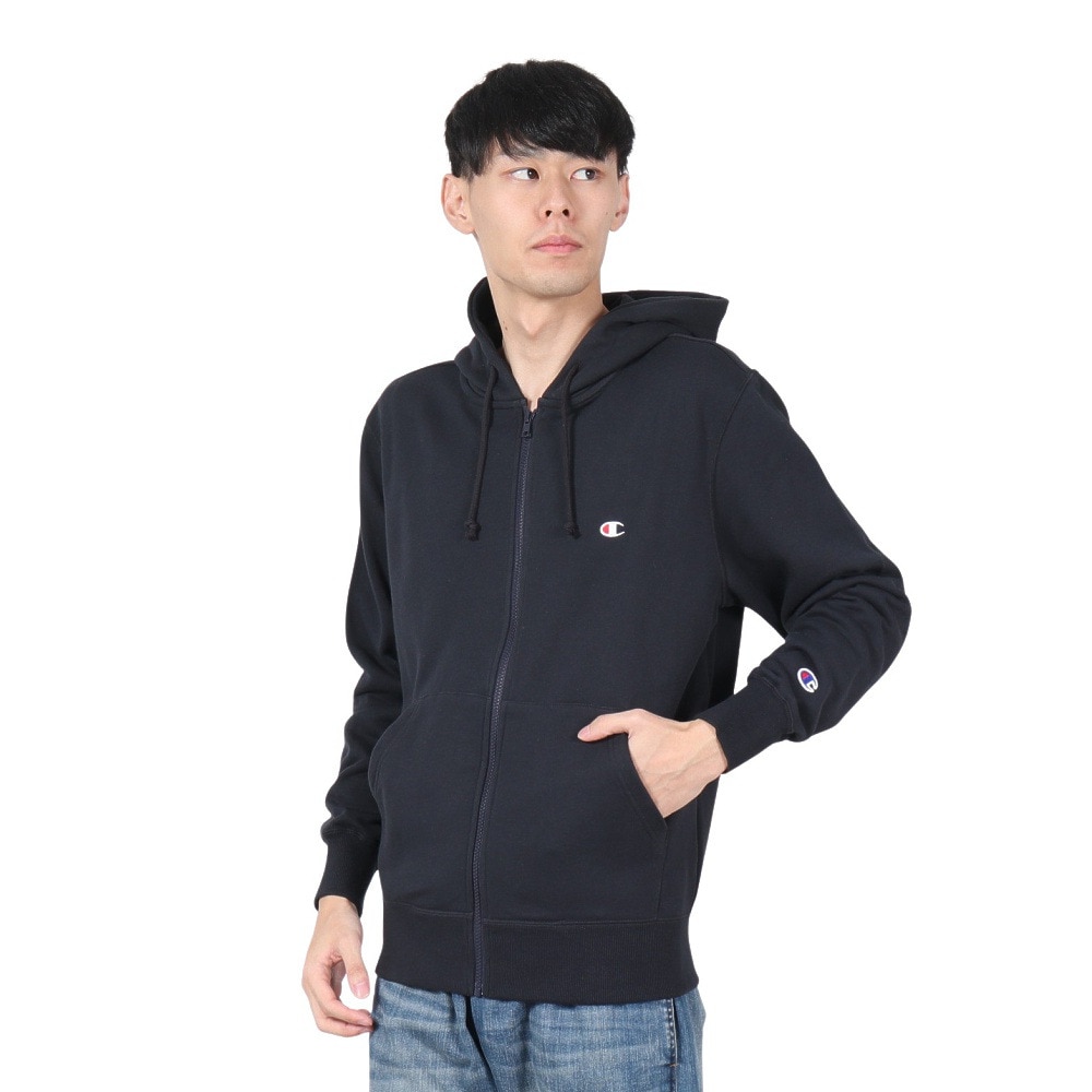 チャンピオン-ヘリテイジ（CHAMPION-HERITAGE）（メンズ）ベーシック ジップフーデッド スウェットシャツ C3-Y137 370 | アウトドア・キャンプ用品はエルブレス