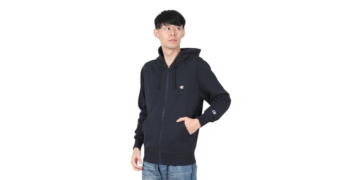 チャンピオン-ヘリテイジ（CHAMPION-HERITAGE）（メンズ）ベーシック ジップフーデッド スウェットシャツ C3-Y137 370 | ゴルフ用品はヴィクトリアゴルフ