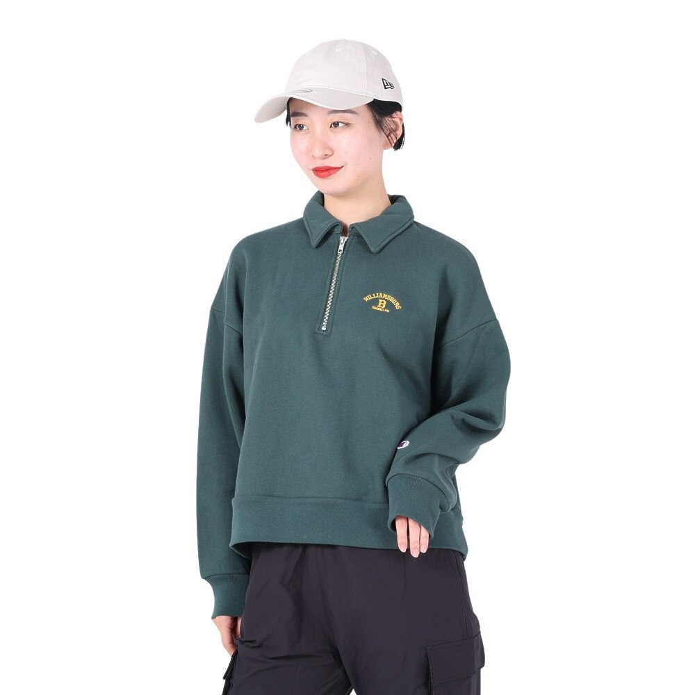 チャンピオン-ヘリテイジ（CHAMPION-HERITAGE）（レディース）ハーフジップスウェットシャツ 23FW CW-Y012 570 | スポーツ用品はスーパースポーツゼビオ