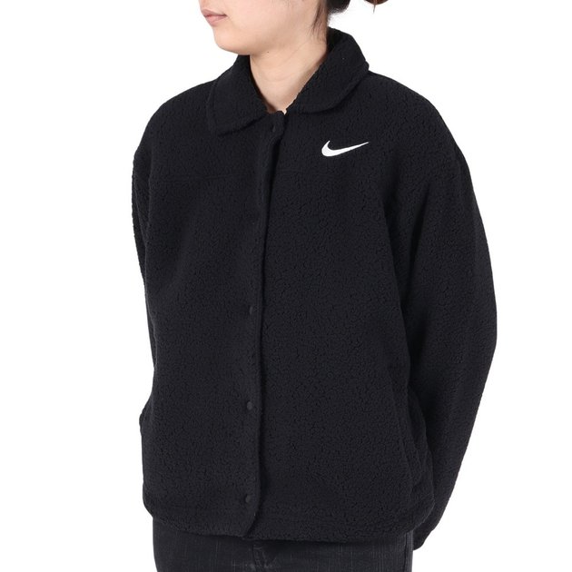 ナイキ（NIKE）（レディース）カラード ハイパイル ジャケット FB8708-010 | スポーツ用品はスーパースポーツゼビオ