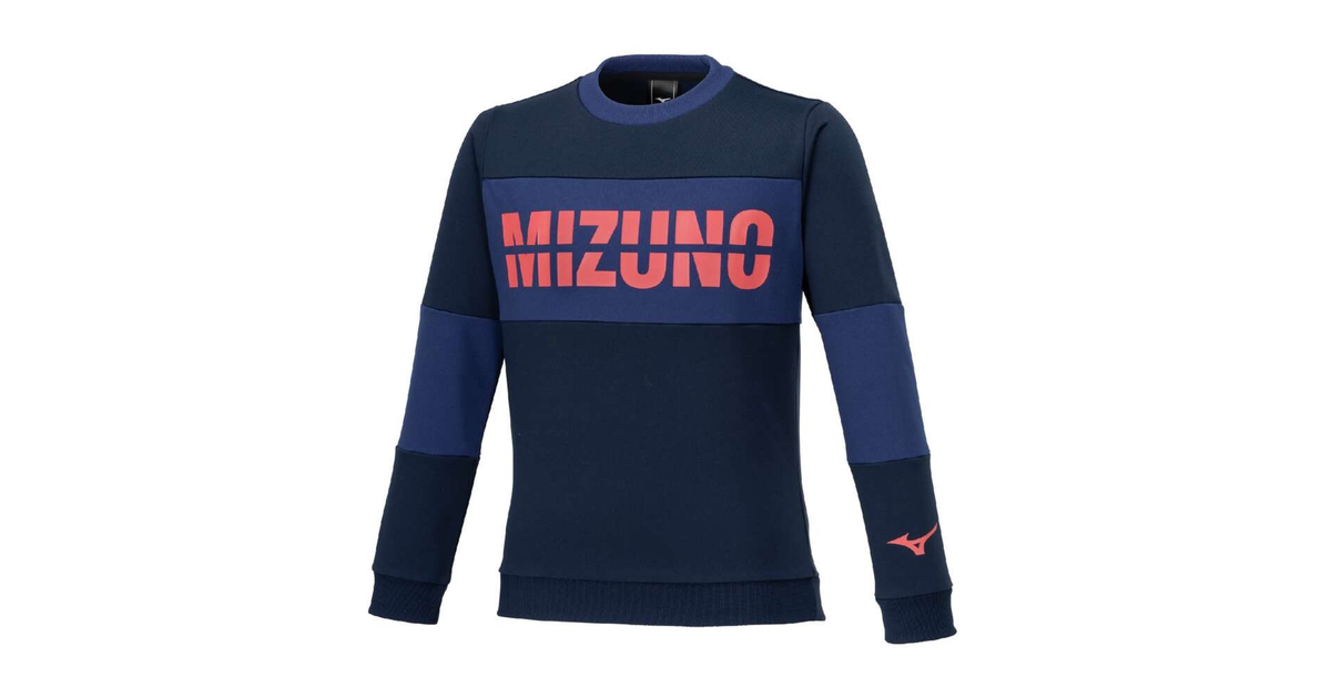 ミズノ（MIZUNO）（キッズ）ジュニア 長袖 スウェット クルーネック シャツ 32JCB96681 | スポーツ用品はスーパースポーツゼビオ