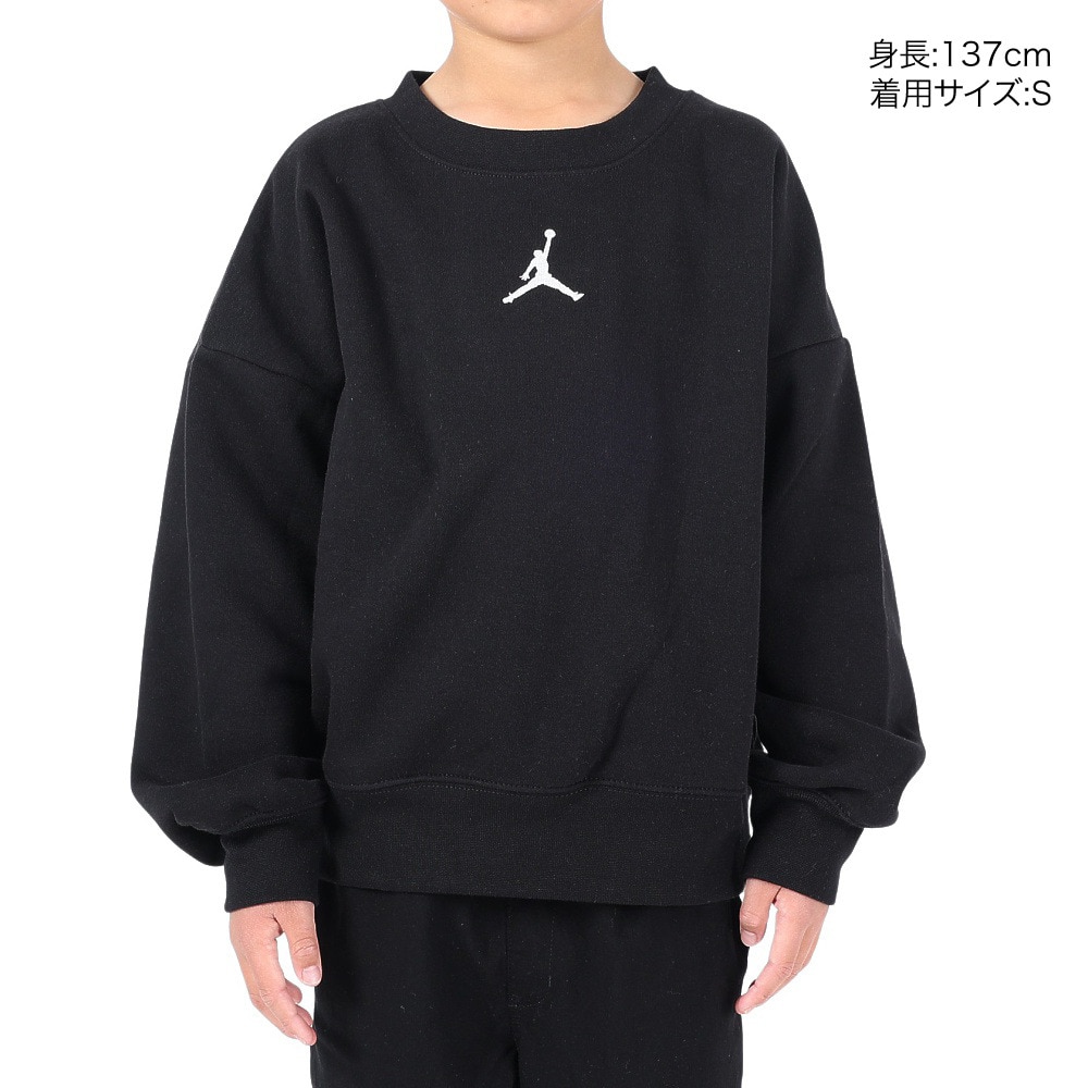 ジョーダン（JORDAN）（キッズ）ジュニア JDG JUMPMAN ICON PLAY CREW トレーナー 45C387-023 ...