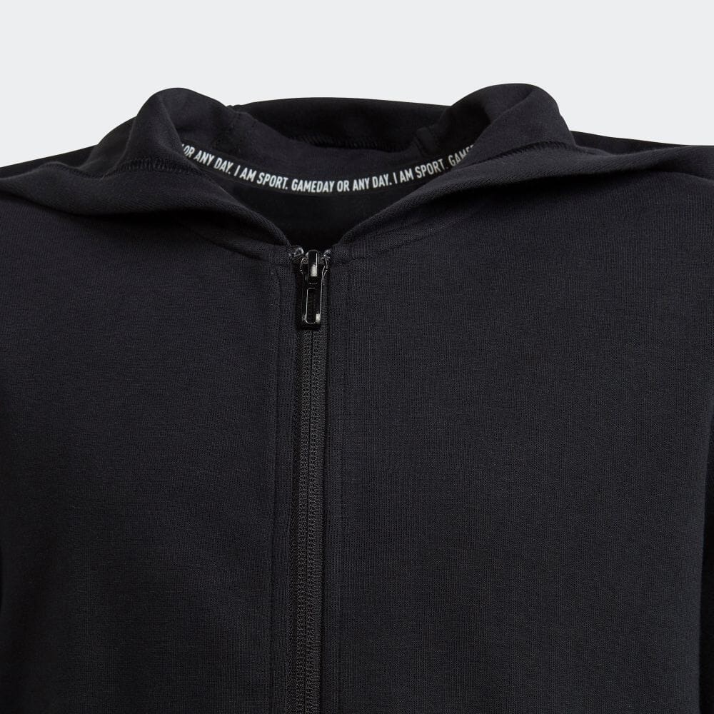 アディダス（adidas）（キッズ）ジュニア フューチャーアイコン スリーストライプス フルジップパーカー TX023-H44343 ...