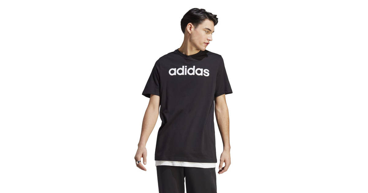 アディダス｜アディダス（adidas）（メンズ）エッセンシャルズ シングルジャージー リニア刺しゅうロゴ 半袖Tシャツ ECQ98 ...