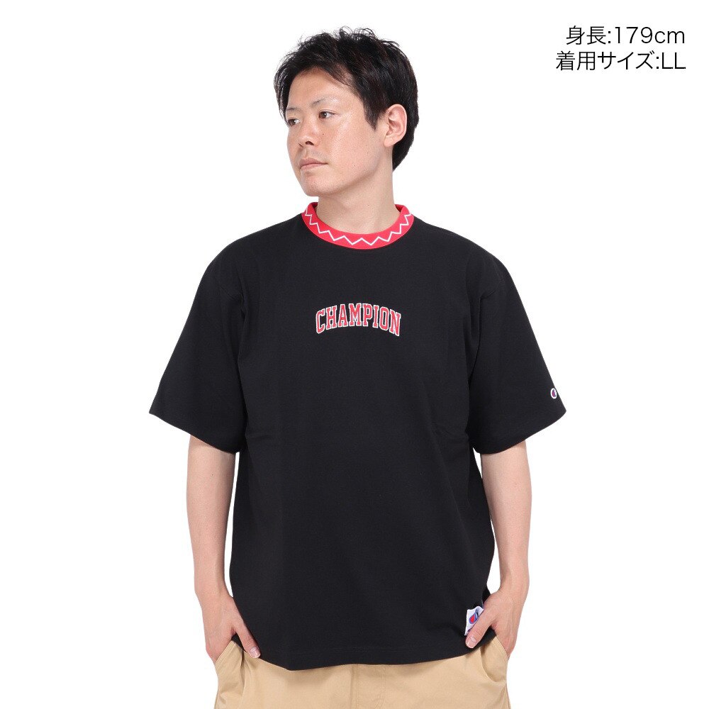 チャンピオン-ヘリテイジ（CHAMPION-HERITAGE）（メンズ）アクションスタイル ショートスリーブTシャツ 24SS C3-Z303 090 | スポーツ用品はスーパースポーツゼビオ