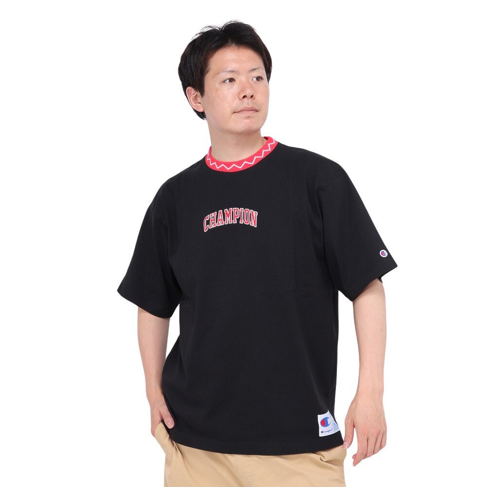 チャンピオン-ヘリテイジ（CHAMPION-HERITAGE）（メンズ）アクションスタイル ショートスリーブTシャツ 24SS C3-Z303 090 | スポーツ用品はスーパースポーツゼビオ