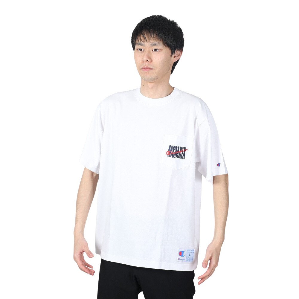 チャンピオン-ヘリテイジ（CHAMPION-HERITAGE）（メンズ）アクションスタイル ショートスリーブ ポケットTシャツ 24SS C3-Z305 010 | スポーツ用品はスーパー ...