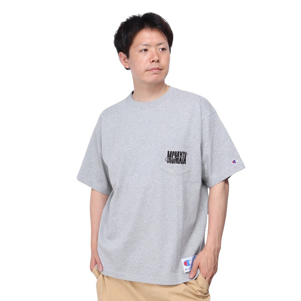 チャンピオン-ヘリテイジ（CHAMPION-HERITAGE）（メンズ）アクションスタイル ショートスリーブ ポケットTシャツ 24SS C3-Z305 070 | スポーツ用品はスーパー ...