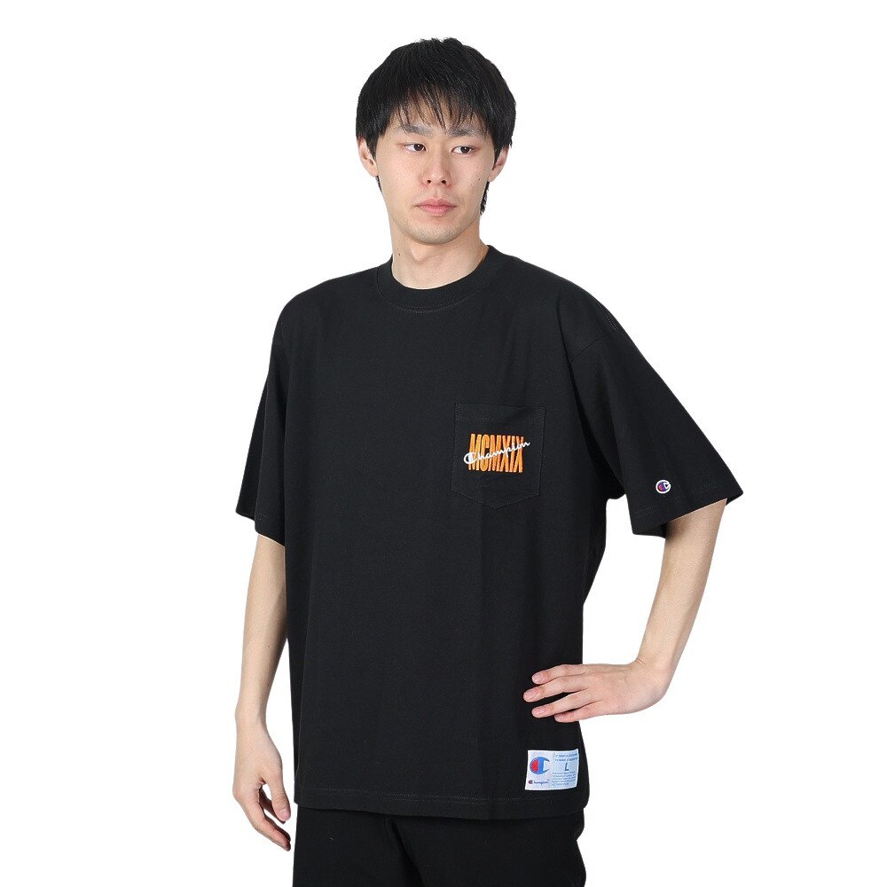 チャンピオン-ヘリテイジ（CHAMPION-HERITAGE）（メンズ）アクションスタイル ショートスリーブ ポケットTシャツ 24SS C3-Z305 090 | スポーツ用品はスーパー ...