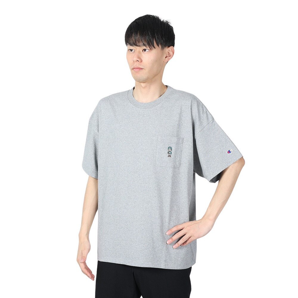 チャンピオン-ヘリテイジ（CHAMPION-HERITAGE）（メンズ、レディース）ルーズフィット 半袖ポケットTシャツ C3-Z327 070 | スポーツ用品はスーパースポーツゼビオ