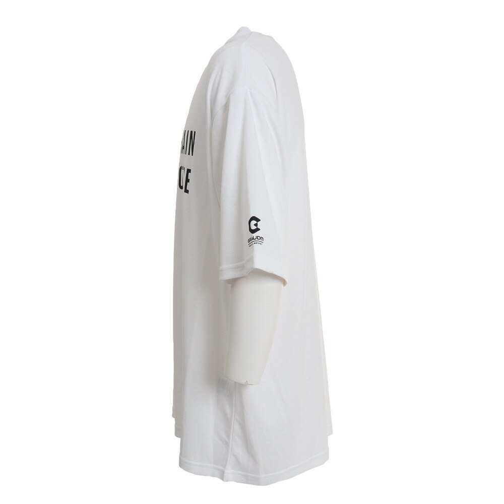 ジローム（GIRAUDM）（メンズ）半袖Tシャツ メンズ ドライ プリントメッシュTLF CT2S3355-TR863-DGCD WHT ...