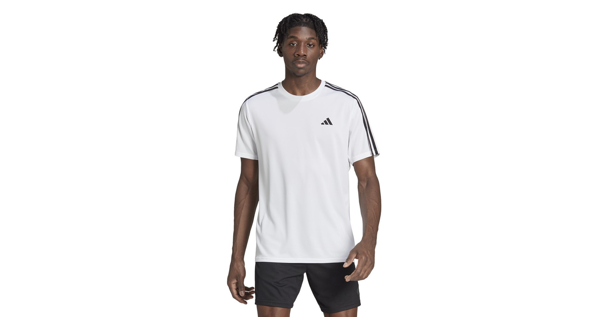 アディダス（adidas）（メンズ）BASE トレイン エッセンシャルズ スリーストライプス トレーニング半袖Tシャツ BXH41 ...