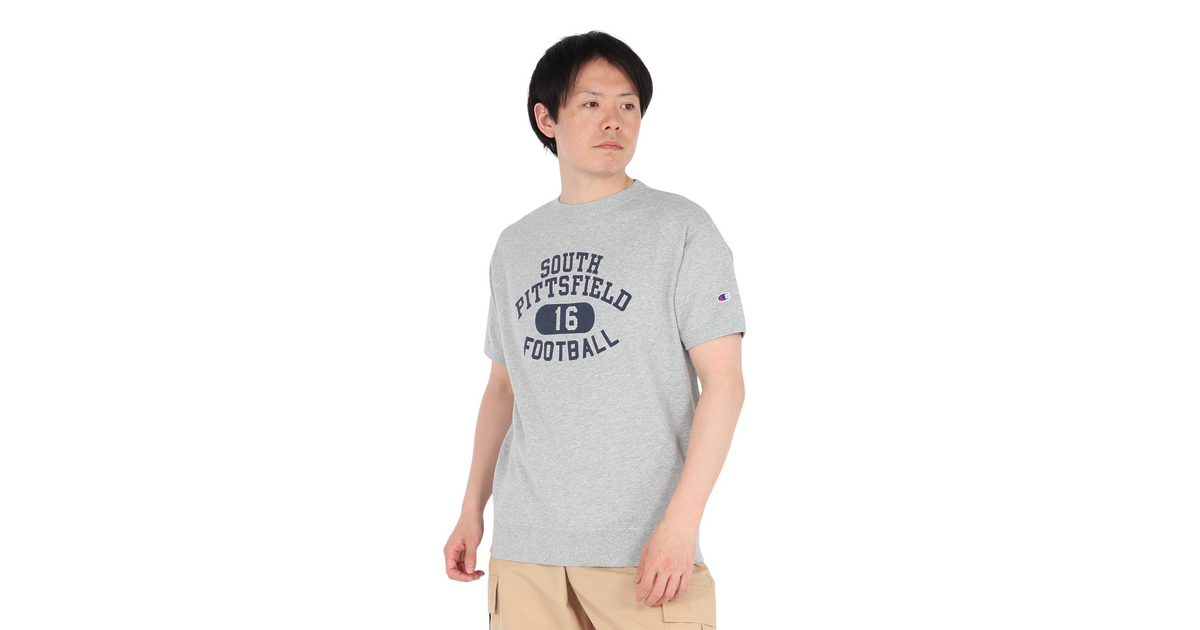チャンピオン-ヘリテイジ（CHAMPION-HERITAGE）（メンズ）ショートスリーブ クルーネックスウェットシャツ 25SS C3-B018 070 | スポーツ用品はスーパースポーツゼビオ
