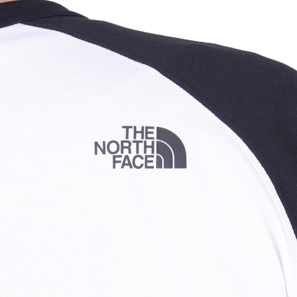 ノースフェイス（THE NORTH FACE）（メンズ）クォータースリーブ ベースボールTシャツ ラグランスリーブ NT32476 K ...
