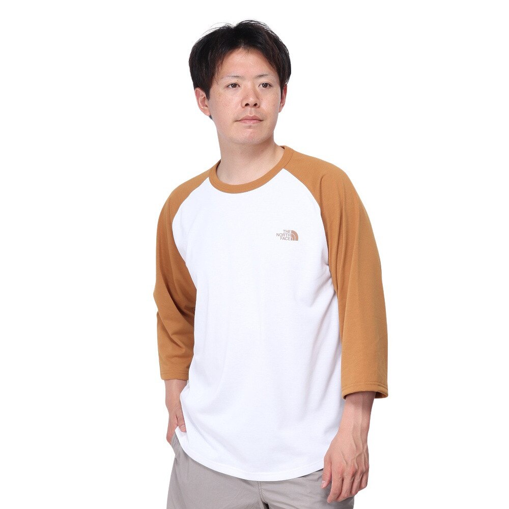ザ・ノース・フェイス（THE NORTH FACE）（メンズ）クォータースリーブ ベースボールTシャツ ラグランスリーブ NT32476 TM ...