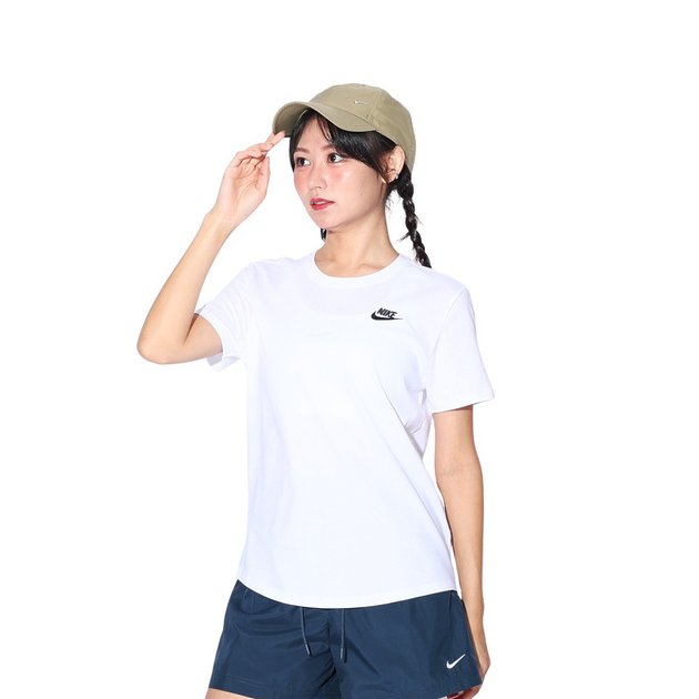 ナイキ（NIKE）（レディース）半袖Tシャツ レディース クラブ エッセンシャル DX7903-100 | スポーツ用品はスーパースポーツゼビオ