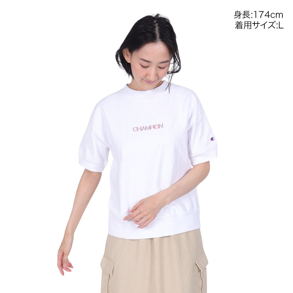 チャンピオン-ヘリテイジ（CHAMPION-HERITAGE）（レディース）リバースウィーブ ショートスリーブTシャツ 24SS CW-Z301 010 | スポーツ用品はスーパースポーツゼビオ