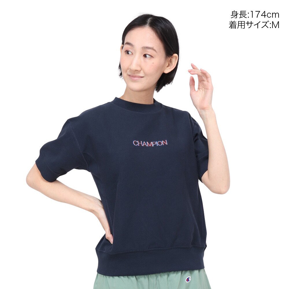 チャンピオン-ヘリテイジ（CHAMPION-HERITAGE）（レディース）リバースウィーブ ショートスリーブTシャツ 24SS CW-Z301 370 | スポーツ用品はスーパースポーツゼビオ