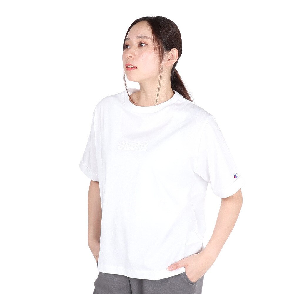 チャンピオン-ヘリテイジ（CHAMPION-HERITAGE）（レディース）ショートスリーブTシャツ 24SS CW-Z312 010 | スポーツ用品はスーパースポーツゼビオ