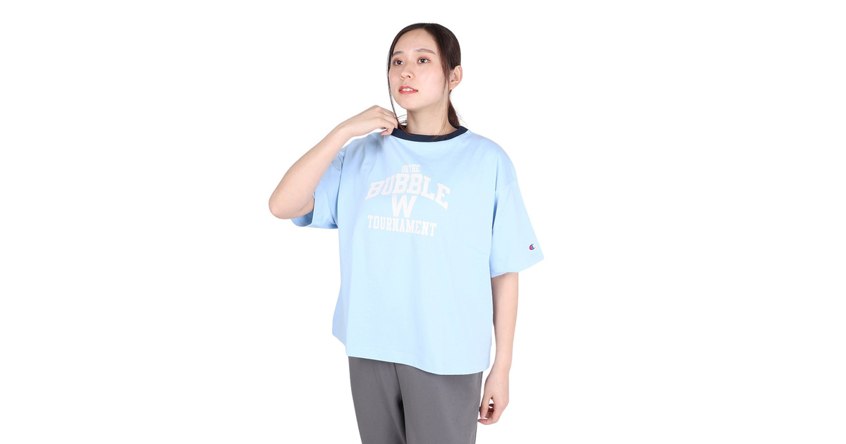 チャンピオン-ヘリテイジ（CHAMPION-HERITAGE）（レディース）リンガーTシャツ 24SS CW-Z313 322 | スポーツ用品はスーパースポーツゼビオ