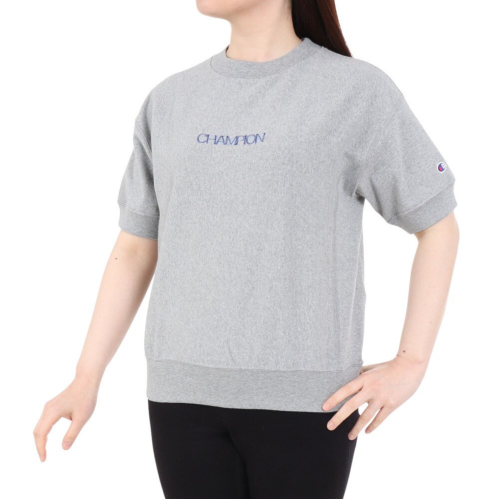 チャンピオン-ヘリテイジ（CHAMPION-HERITAGE）（レディース）リバースウィーブ ショートスリーブTシャツ 24SS CW-Z301 070 | スポーツ用品はスーパースポーツゼビオ