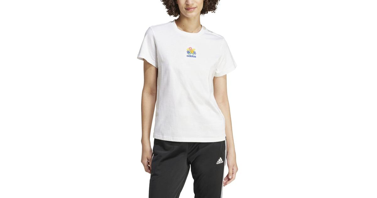 アディダス（adidas）（レディース）ソフトサイド ミニグラフィック 半袖Tシャツ JTM63-IW2749 | スポーツ用品はスーパー ...