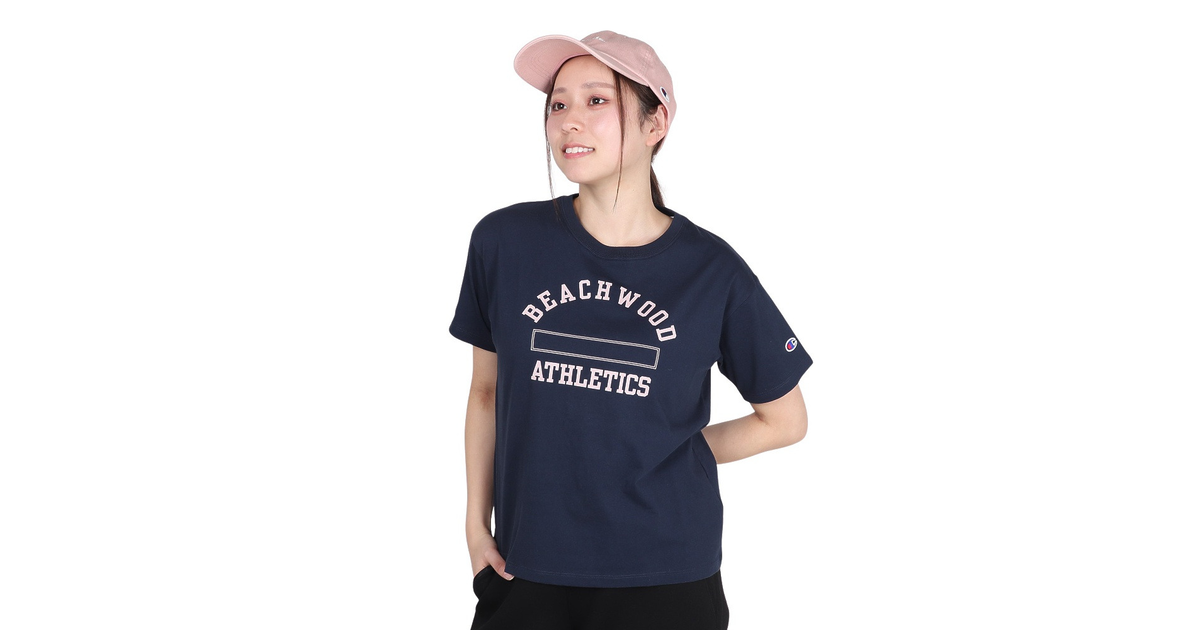 チャンピオン-ヘリテイジ（CHAMPION-HERITAGE）（レディース）RELAX COLLEGE GR 半袖Tシャツ CW-B330 370 | スポーツ用品はスーパースポーツゼビオ