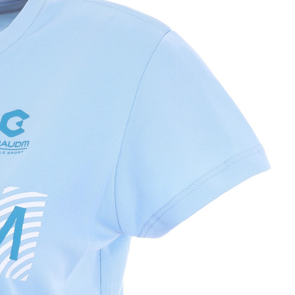 ジローム（GIRAUDM）（レディース）半袖Tシャツ レディース プリントメッシュTRG CT2S3375-TR864-DGCD LBLU ...