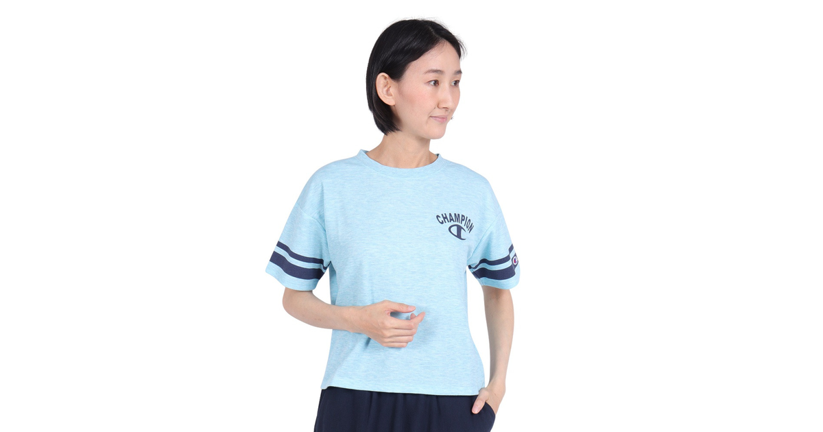 チャンピオン（CHAMPION）（レディース）ショートスリーブTシャツ 24SS CW-ZS312 349 | スポーツ用品はスーパースポーツゼビオ