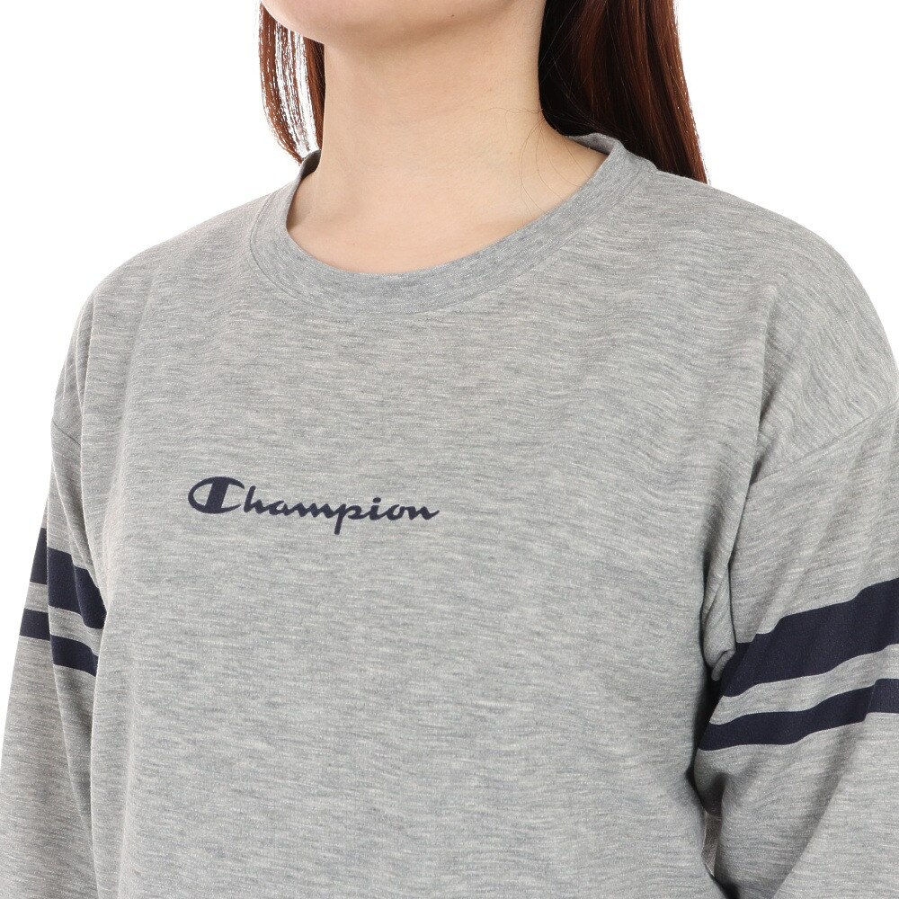 チャンピオン（CHAMPION）（レディース）メッシュ ロングスリーブシャツ CW-ZS402 070 | スポーツ用品はスーパースポーツゼビオ