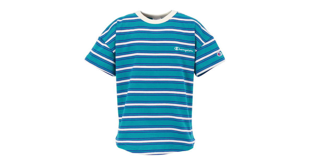 チャンピオン（CHAMPION）（キッズ）ジュニア ボーダー半袖Tシャツ CK-B325 428 | スポーツ用品はスーパースポーツゼビオ
