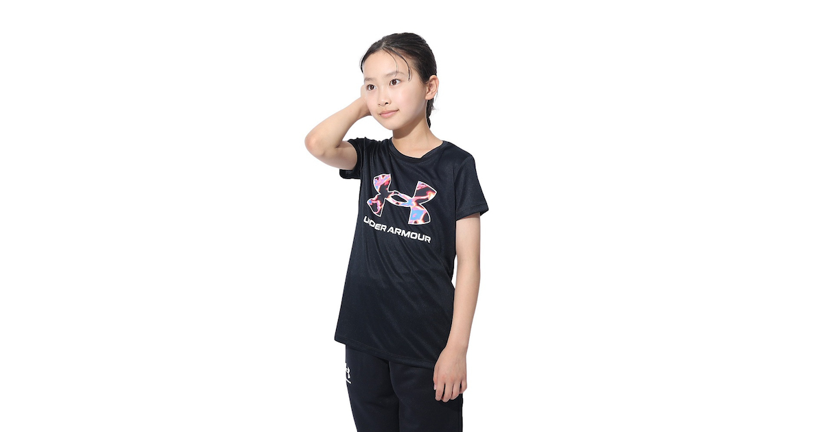 アンダーアーマー（UNDER ARMOUR）（キッズ）テック プリント ビッグロゴ 半袖Tシャツ 1377016 005 | スポーツ用品は ...