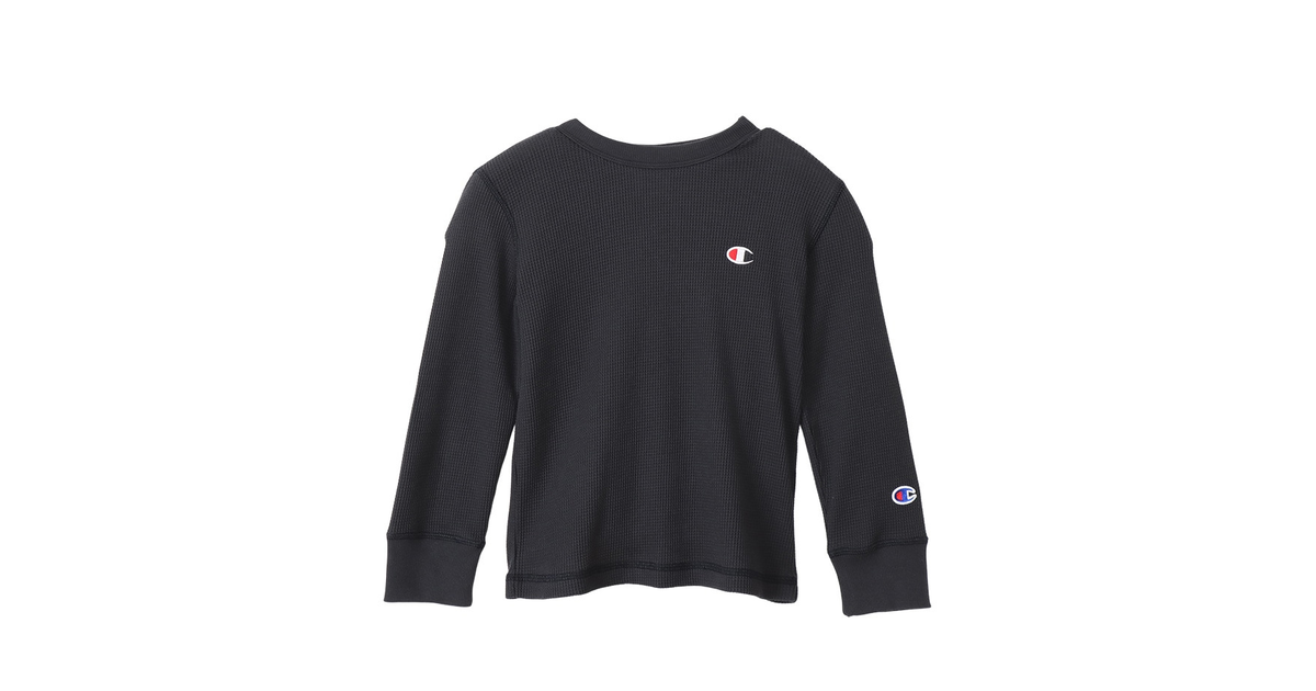 チャンピオン（CHAMPION）（キッズ）キッズ 長袖 Tシャツ CK-Y405 090 | スポーツ用品はスーパースポーツゼビオ