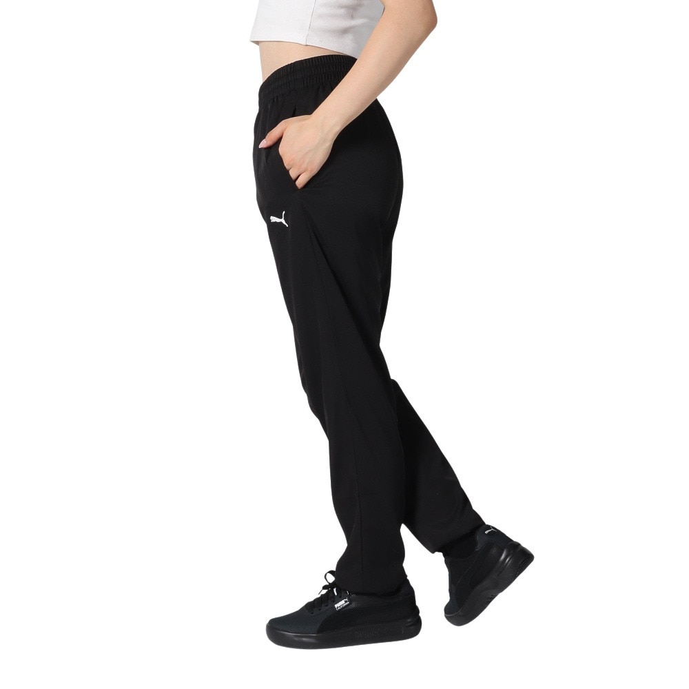 プーマ（PUMA）（レディース）ESS プーマロゴ ポリ ウーブンパンツ