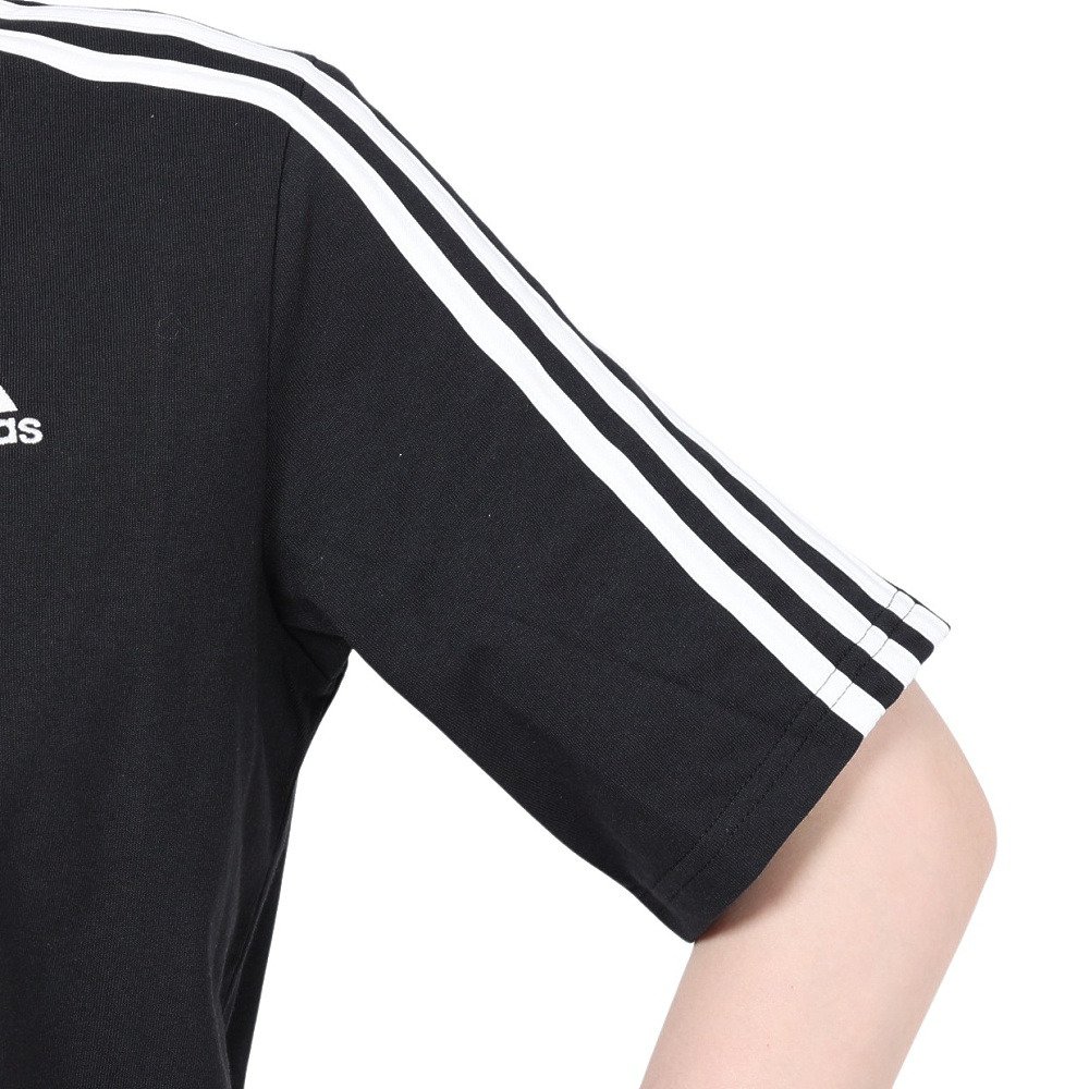 アディダス（adidas）（レディース）半袖Tシャツ レディース スリーストライプス ワンピース ENJ88-HR4923 | ゴルフ用品は ...