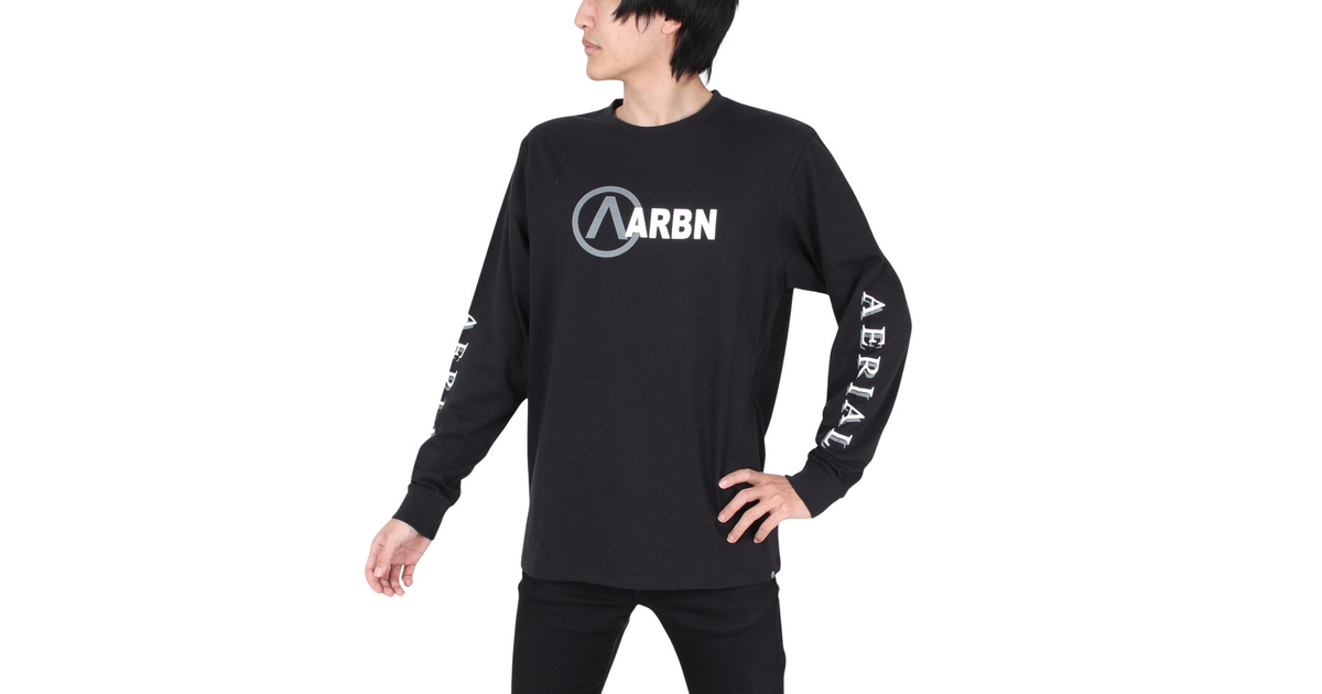 エアボーン（ARBN）（メンズ）LOGO 長袖シャツ 22S-ARBN-005LS-BLK | スポーツ用品はスーパースポーツゼビオ