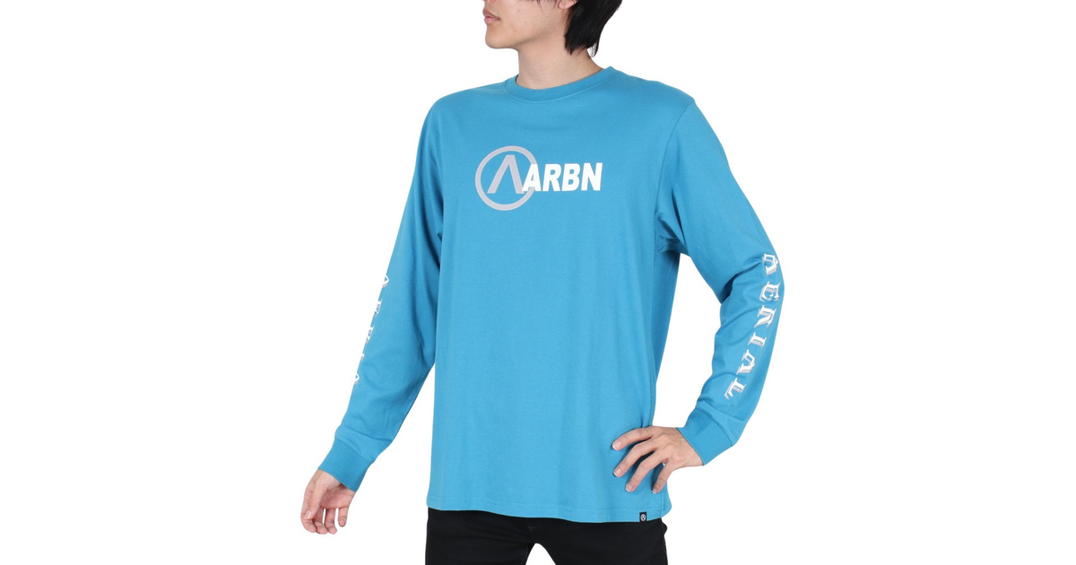 エアボーン（ARBN）（メンズ）LOGO 長袖シャツ 22S-ARBN-005LS-BLU | アウトドア・キャンプ用品はエルブレス