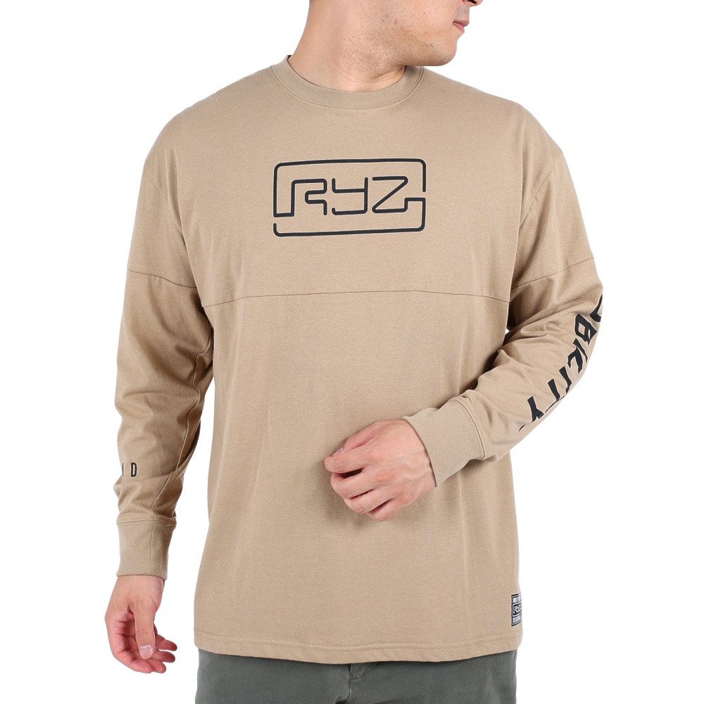 ライズ（RYZ）（メンズ）CUT 長袖Tシャツ RZ10CD22SS4105 BEG | ゴルフ用品はヴィクトリアゴルフ