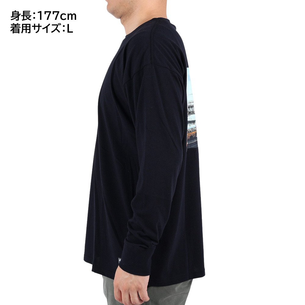 ライズ｜ライズ（RYZ）（メンズ）バックフォト 長袖Tシャツ RZ10CD22SS4108 BLK - スポーツ用品はスーパースポーツゼビオ