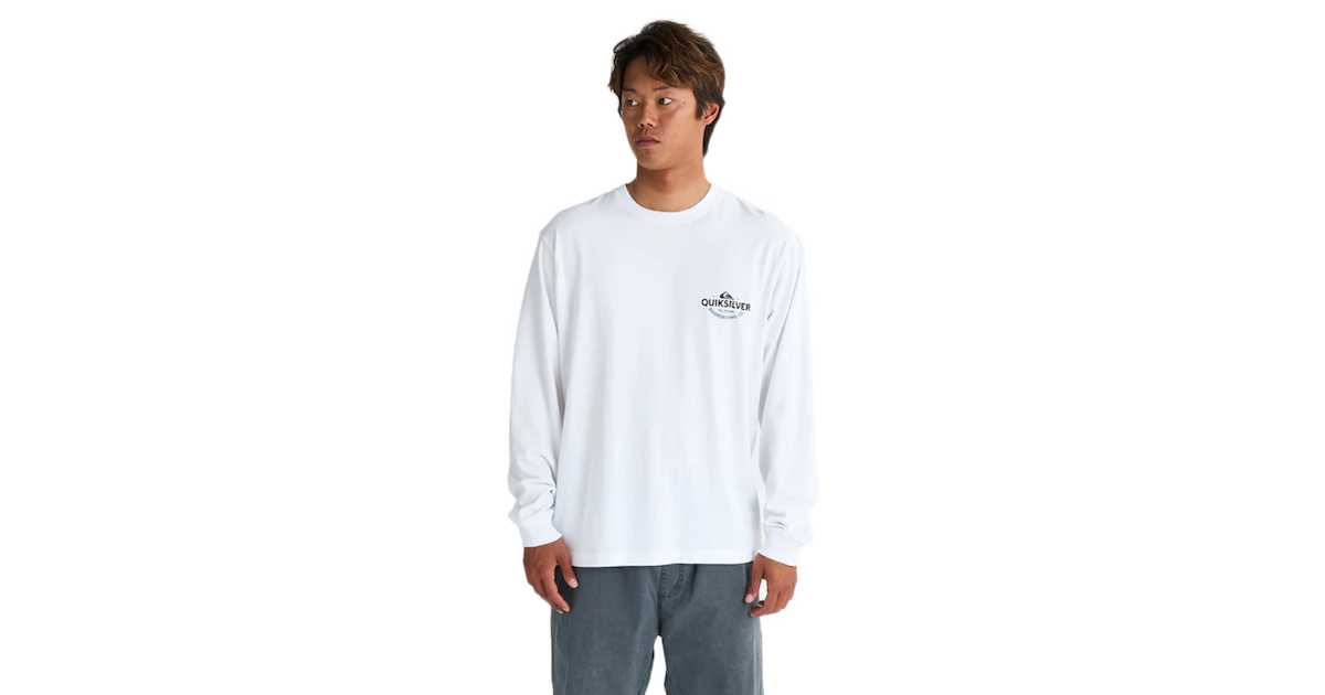 クイックシルバー（Quiksilver）（メンズ）TYPED OUT 長袖Tシャツ 25SPQLT251002WHT | スポーツ用品は ...