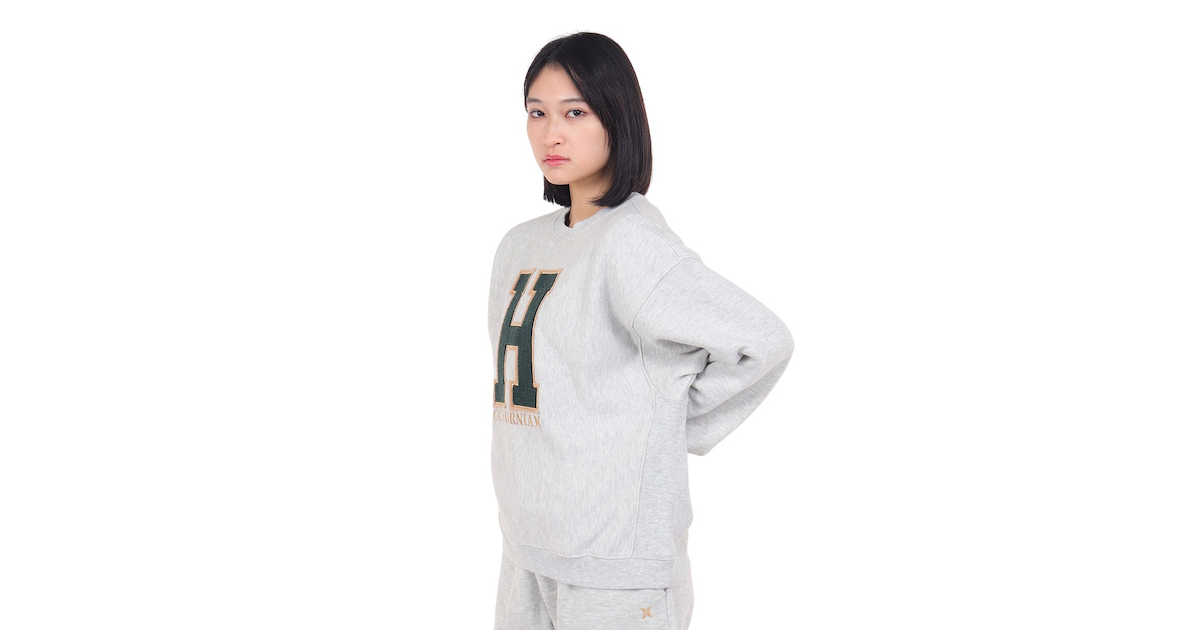 ハーレー（HURLEY）（レディース）テリー オーバーサイズ クルー スウェット トレーナー 23 WFL2200001-AGHT ...