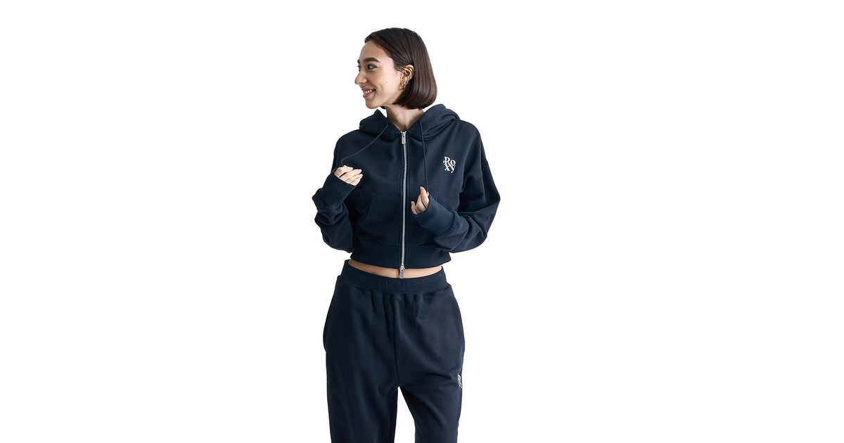 ロキシー（ROXY）（レディース）BORN TO BE ROXY フーディ ジップパーカー 24FWRZP244029BLK | スポーツ用品 ...