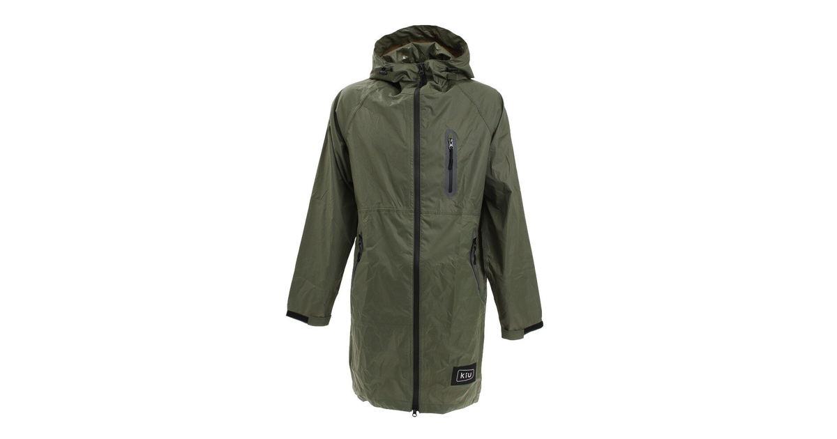 キウ｜キウ（Kiu）（メンズ、レディース）レインコート レインジップアップ K116-906 KH (B)レインウェア 防災 - アウトドア・キャンプ用品はエルブレス