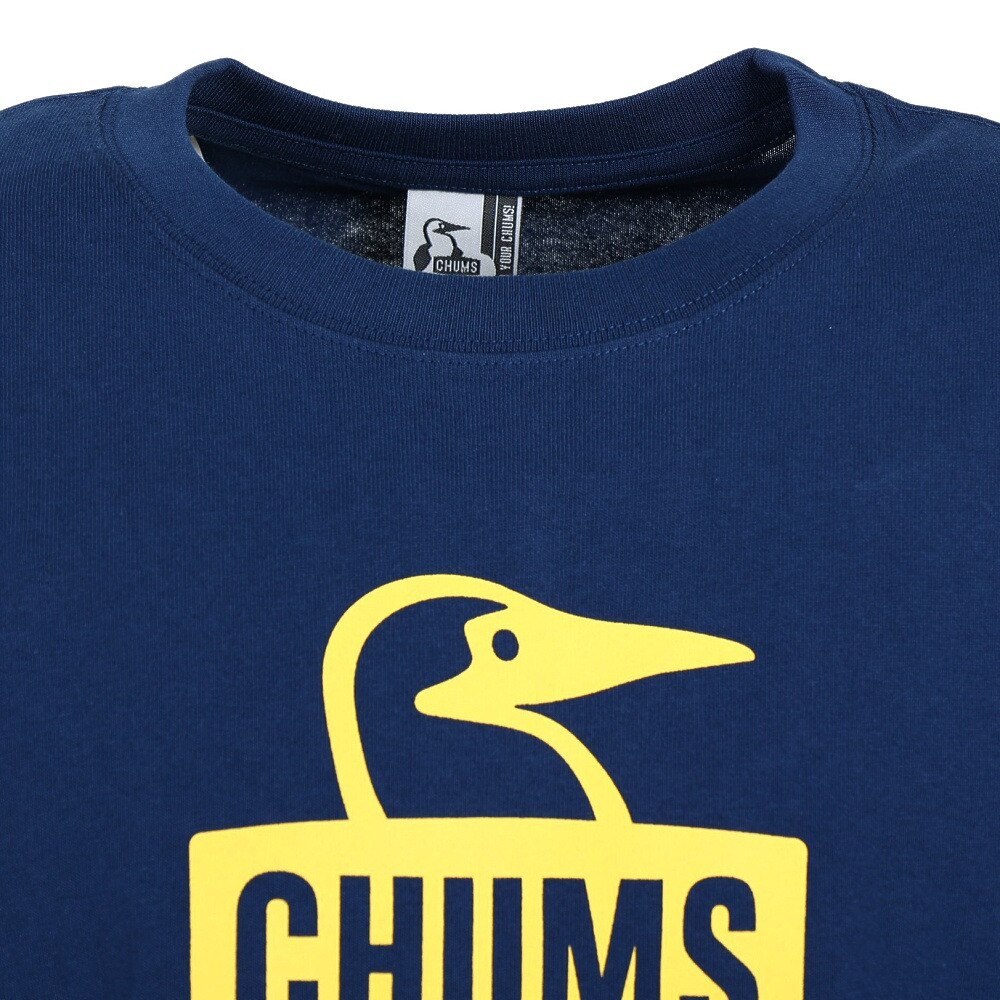 チャムス（CHUMS）（メンズ）半袖Tシャツ ブービーフェイスTシャツ CH01-2278-N015 ネイビー | アウトドア・キャンプ用品はエルブレス