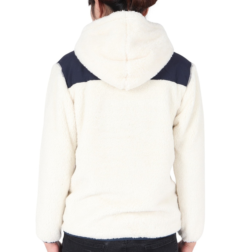 チャムス（CHUMS）（レディース）フリースパーカー エルモフリース フルジップパーカー CH14-1363-W056 アイボリー | アウトドア・キャンプ用品はエルブレス