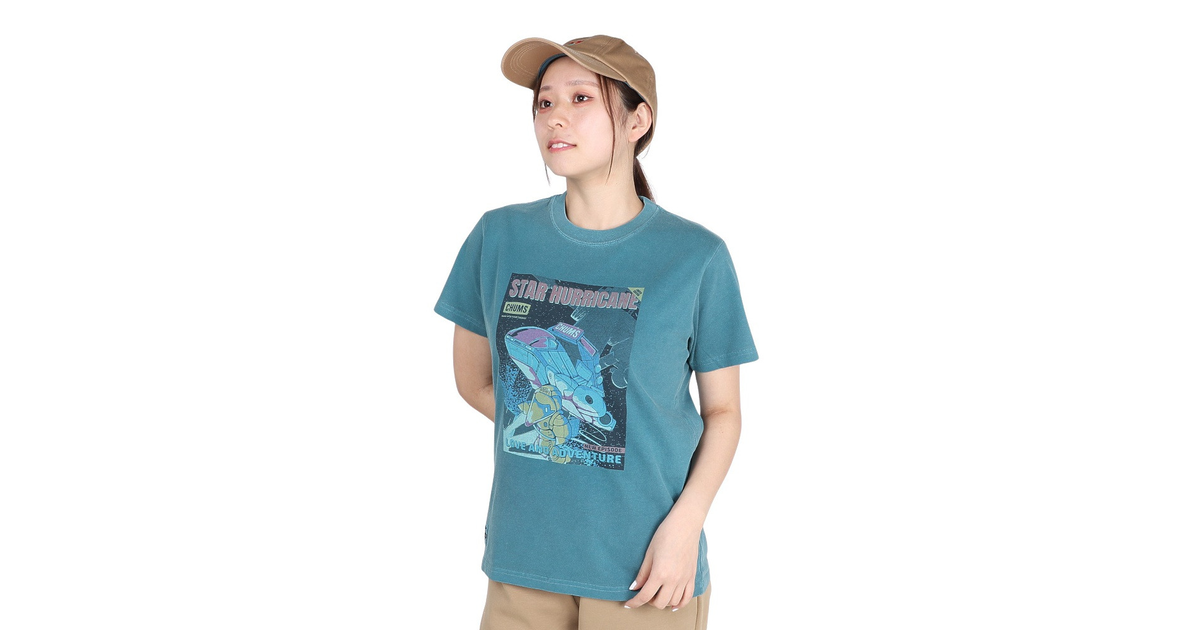 チャムス（CHUMS）（レディース）Star Hrcn 半袖Tシャツ CH11-2529-T041 | アウトドア・キャンプ用品はエルブレス