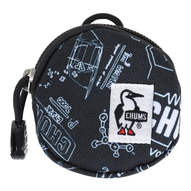 チャムス（CHUMS）（メンズ、レディース）リサイクルラウンドコインケース CH60-3573-Z290 ブラック | アウトドア・キャンプ用 ...