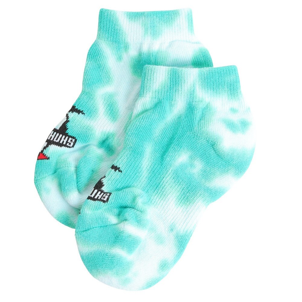 チャムス（CHUMS）（キッズ）ジュニア タイダイアンクルソックス CH26-1010-Z264 グリーン | アウトドア・キャンプ用品はエルブレス
