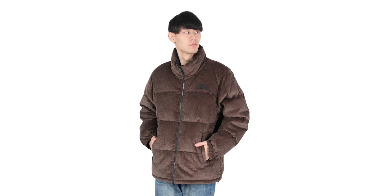 ファーストダウン（FIRSTDOWN）（メンズ）バブルダウンジャケット コーデュロイ F742003 BRN | スポーツ用品はスーパースポーツゼビオ