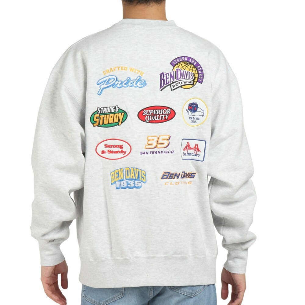 ベンデイビス｜パッチ クルーネックトレーナー 2780055-OTL - スポーツ用品はスーパースポーツゼビオ